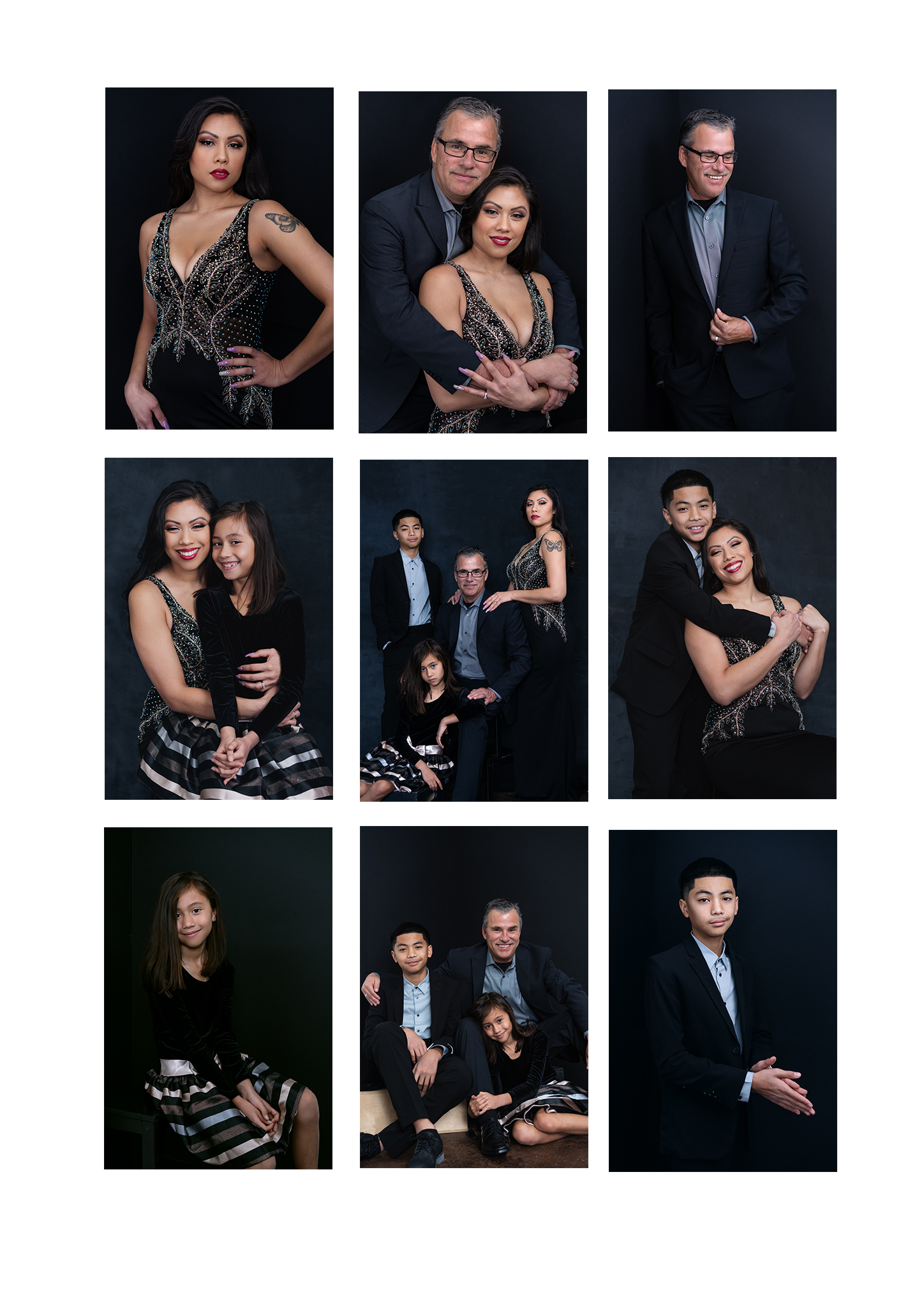 Creating a Framed 9-Up for the Maeda Family • David Suh Photography